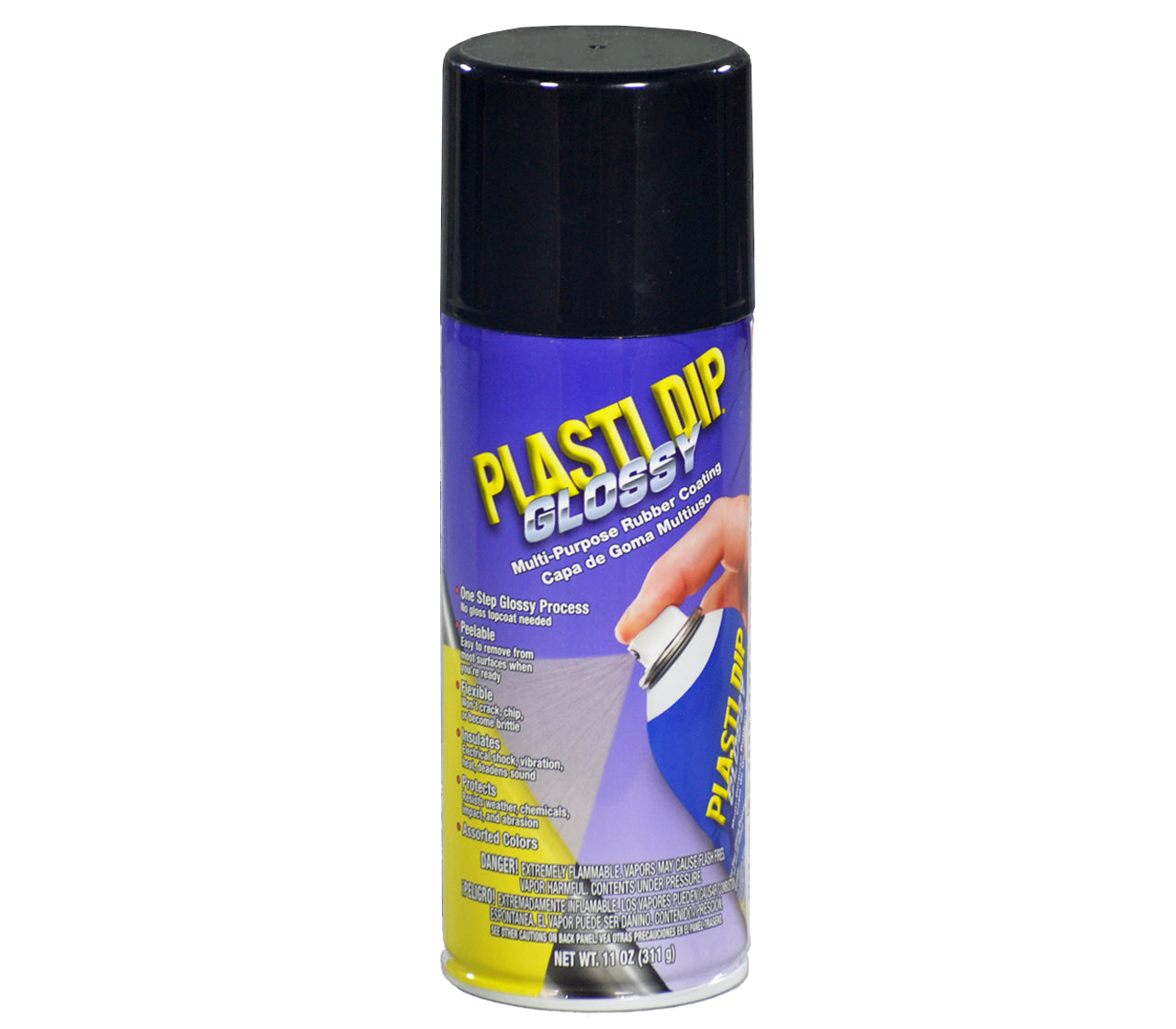 MULTIPURPOSE RUBBER COATING AEROSOL GLOSS BLACK – HJ PHILLIPS